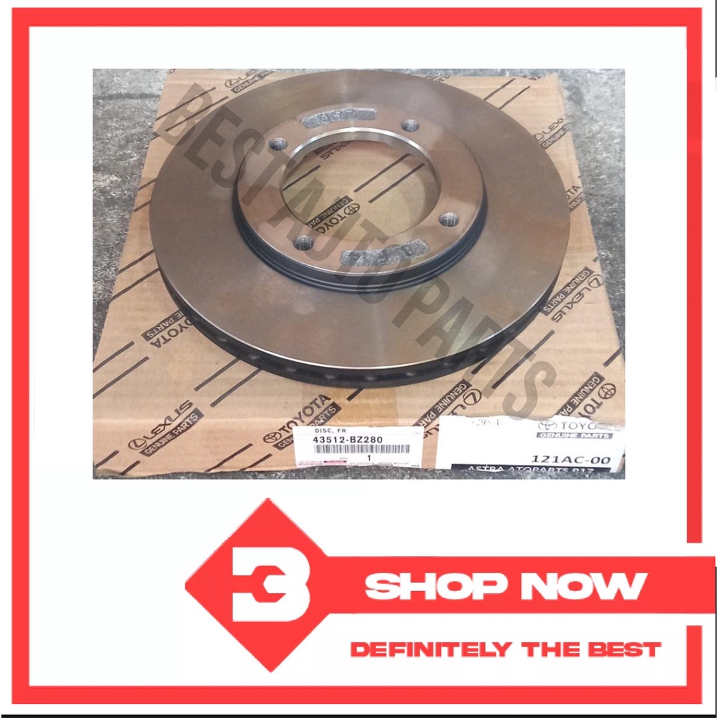 Genuine Toyota Brake Disc Plate 1pc Front for Toyota Avanza dual vvti ...
