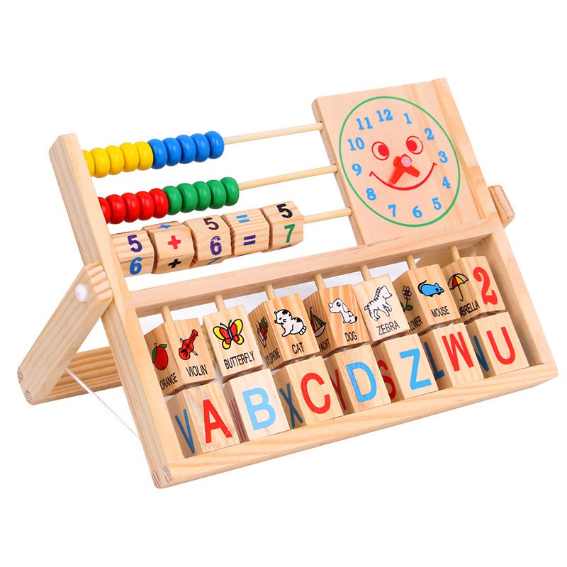 Wooden Toys Smart Learning Shelves, Letter A Shelves, Multi-Purpose ...