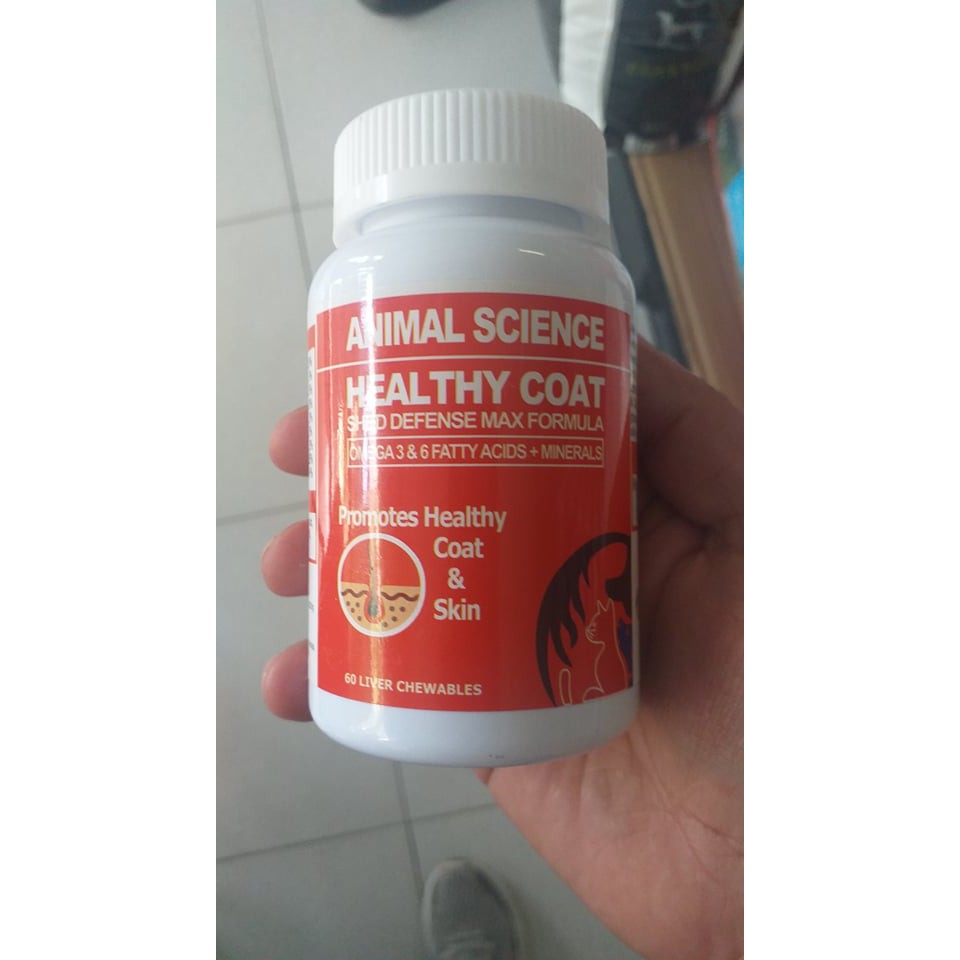 Animal Science Healthy Coat (used to be Nutrivet Shed Defense) | Shopee ...