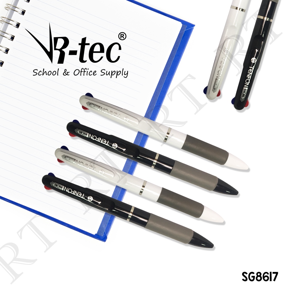 3in1 Multi Colored Pen Ball Pen Stationery Office Building Writing ...