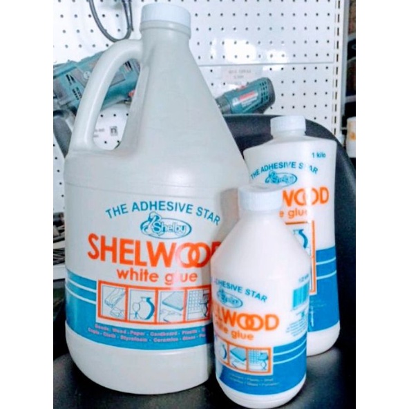 SHELWOOD SHELBY WHITE GLUE 500g, 1kg, 4kg PANDIKIT SA KAHOY PAPEL ...