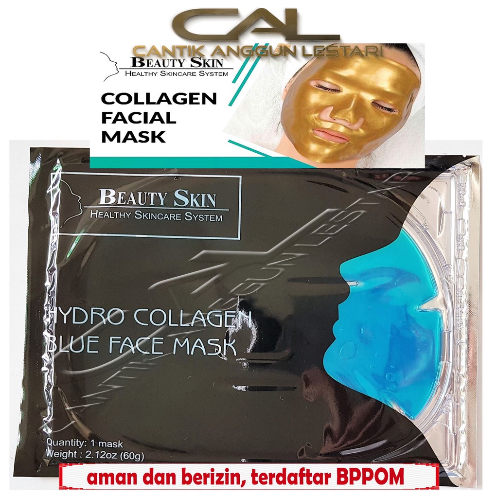 Blue FACE MASK - COLLAGEN FACE MASK BLUE (BLUE) | Shopee Philippines