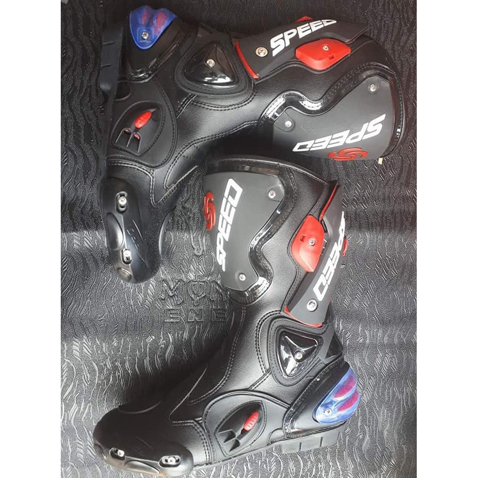 Speed boots high cut Riding tribes | Shopee Philippines