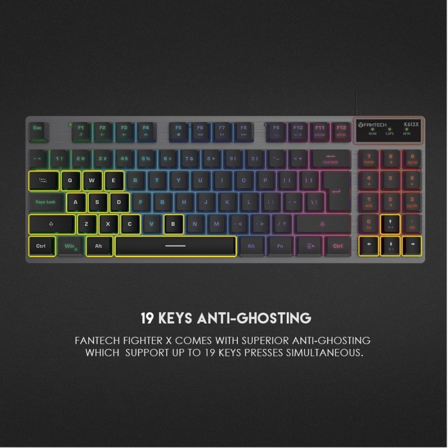 Fantech GAMING KEYBOARD K613 X FIGHTER | Shopee Philippines