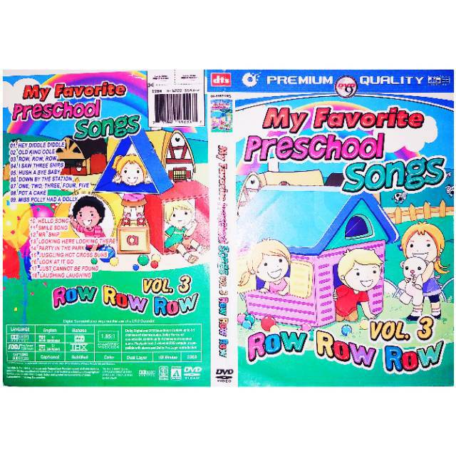 Dvd Children SONG PRESCHOOL SONG Row | Shopee Philippines