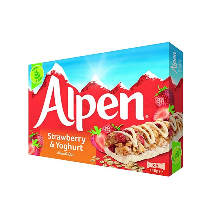Alpen Protein Bar Strawberry & Yoghurt With Yogurt 145g | Shopee ...