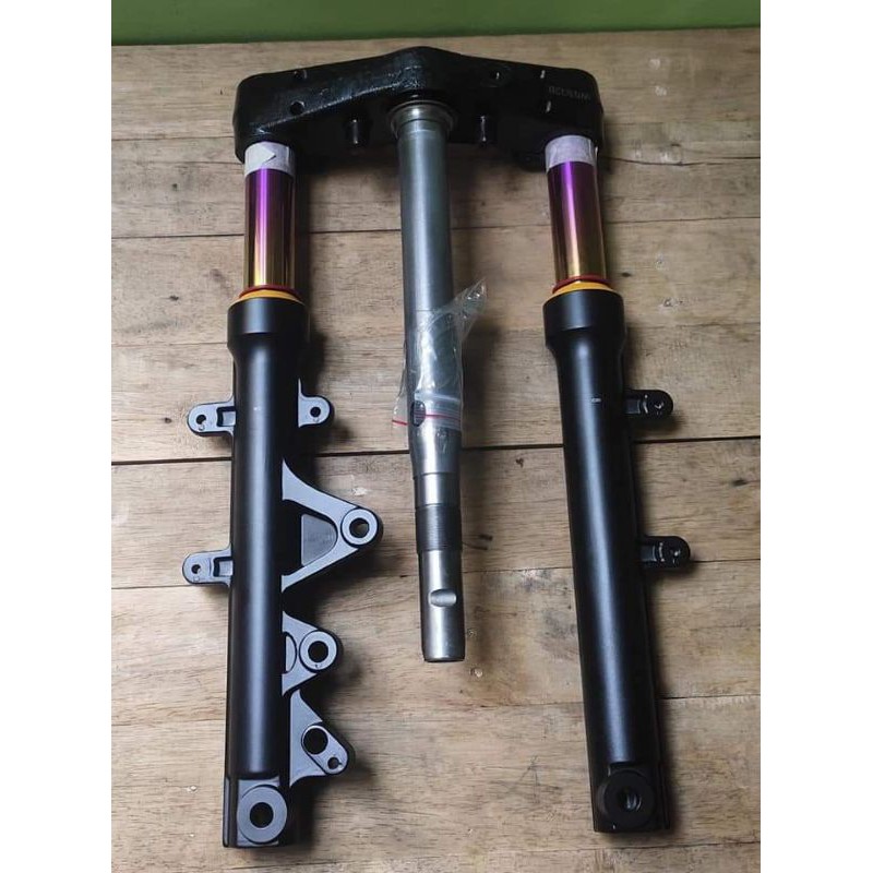 JVT FRONT SHOCK ASSEMBLY TITANIUM AEROX V1 V2 33MM | Shopee Philippines