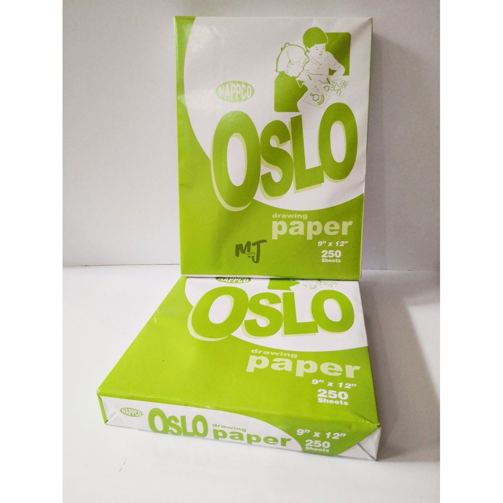 250 SHEETS. NAPPCO/ ADVANCE Oslo Paper 9 in x 12 in | Shopee Philippines