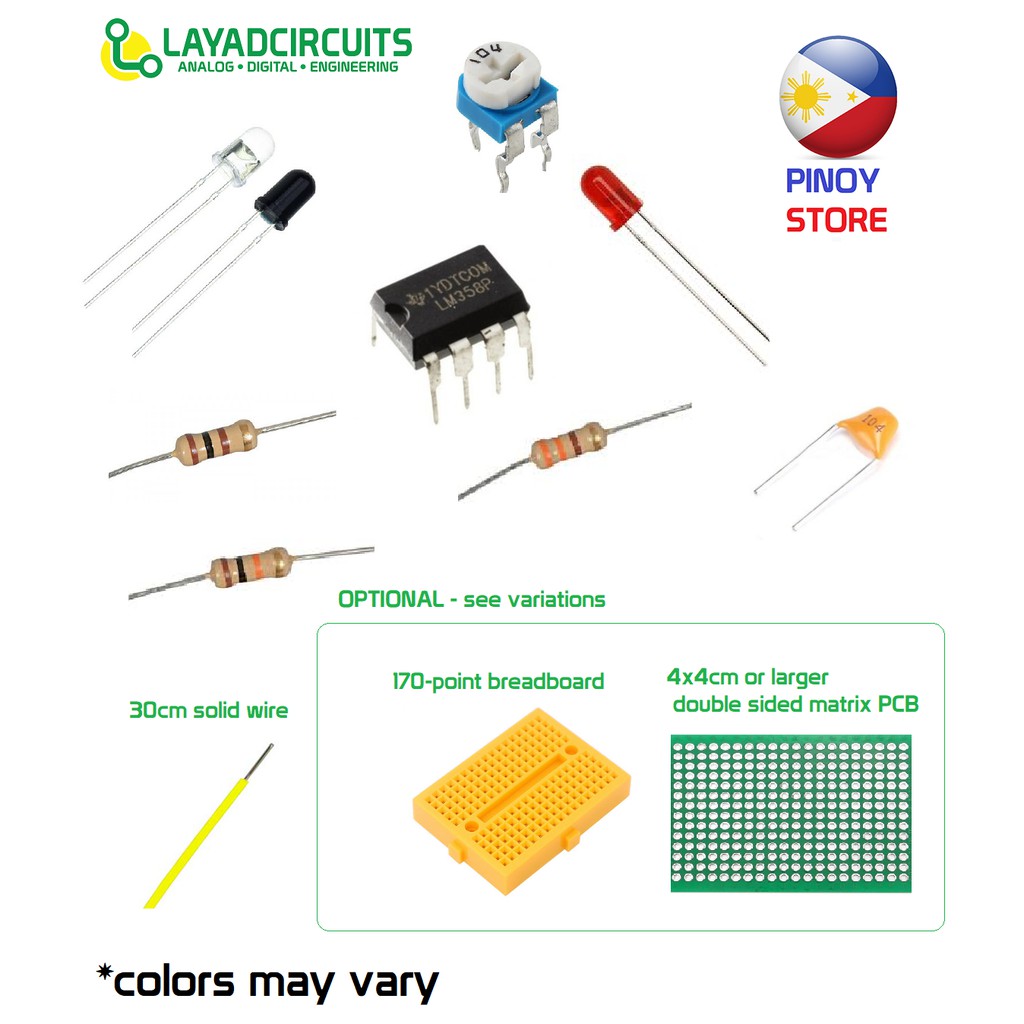 Infrared sensor kit reflective through beam sensor LM358 for Arduino ...