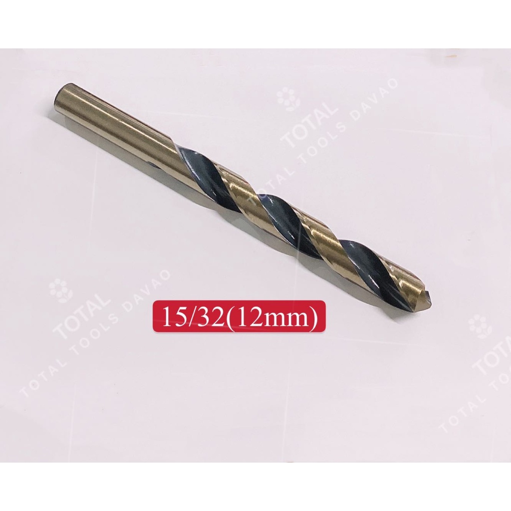 TOTAL Premium Industrial HSS drill bit 15/32"(12mm) TAC1015323 | Shopee ...