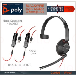 POLY 5200 HEADSETS (PLANTRONICS BLACKWIRE C5210 | C5220) Noise ...
