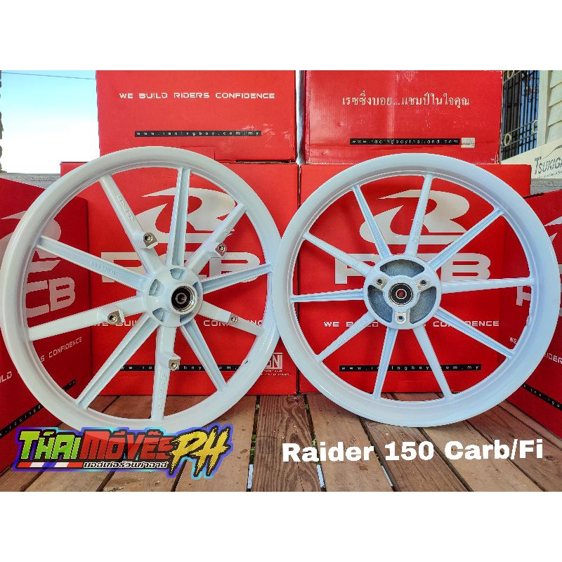 RB10 RACING BOY MAGS for RAIDER 150 CARB and FI 1.6/2.15-17 SP811 ...