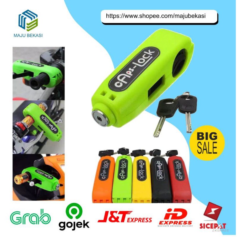 Griplock Motorcycle Safety Lock Anti Theft Brake Handle Lock And ...
