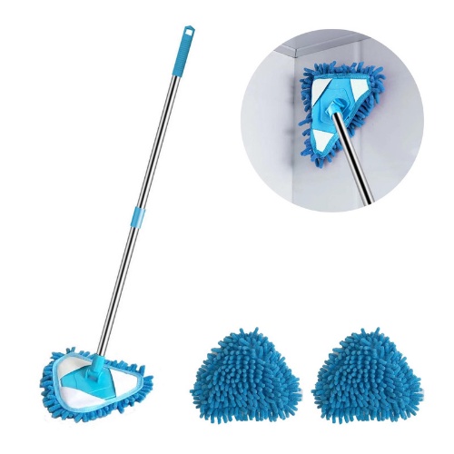 TRIANGULAR WALL & CEILING MOP | Extandable | Retractable Cleaning Mop ...