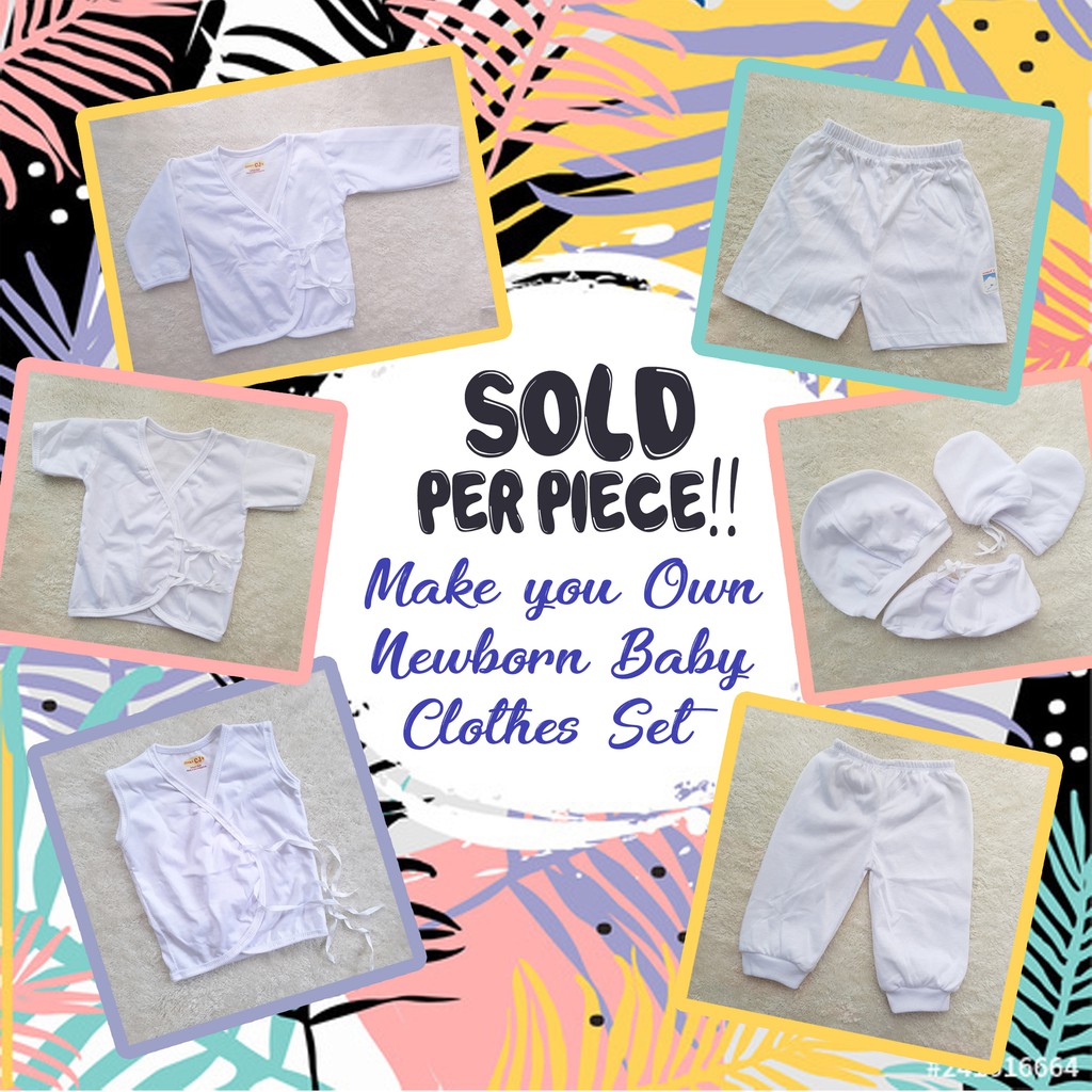 Make you OWN Newborn Clothes SET "Lucky CJ Brand in plain white" Sold ...