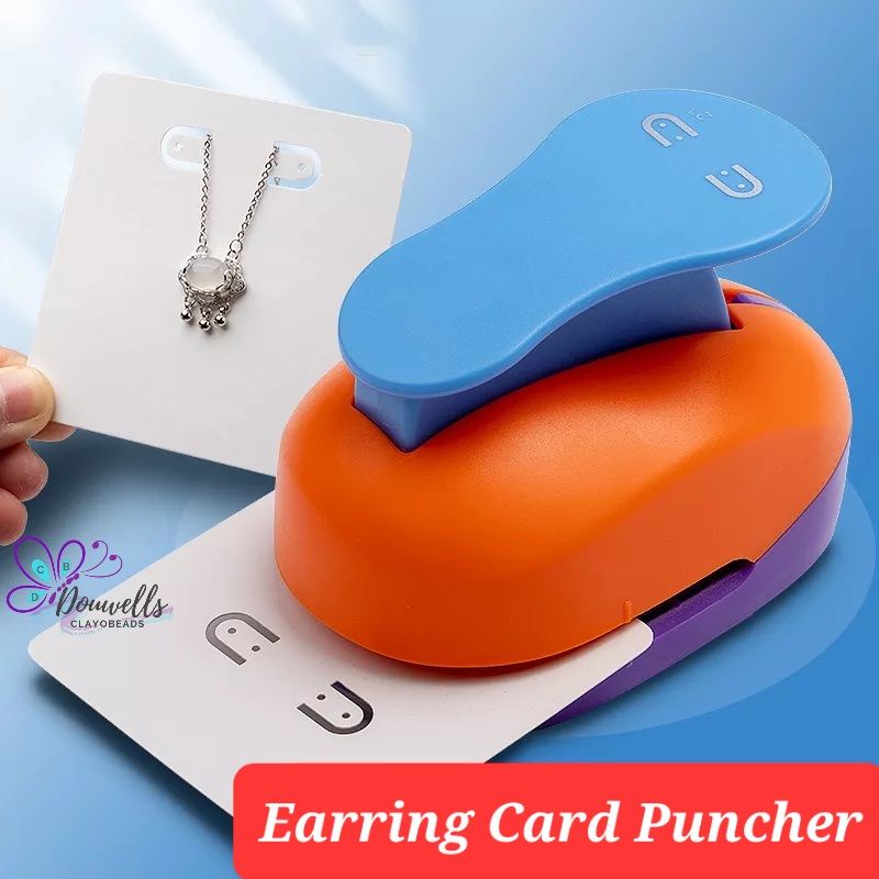 Earring Card Puncher Kamei Earring Punch DIY Earring Card Stationery ...
