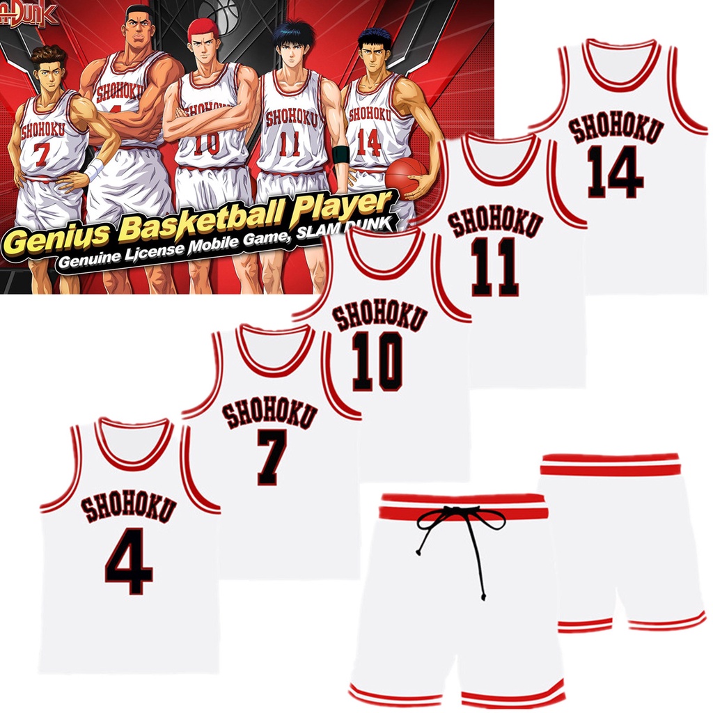 Anime Slam Dunk Jersey Cosplay Basketball Clothing 2021 New Fashion ...