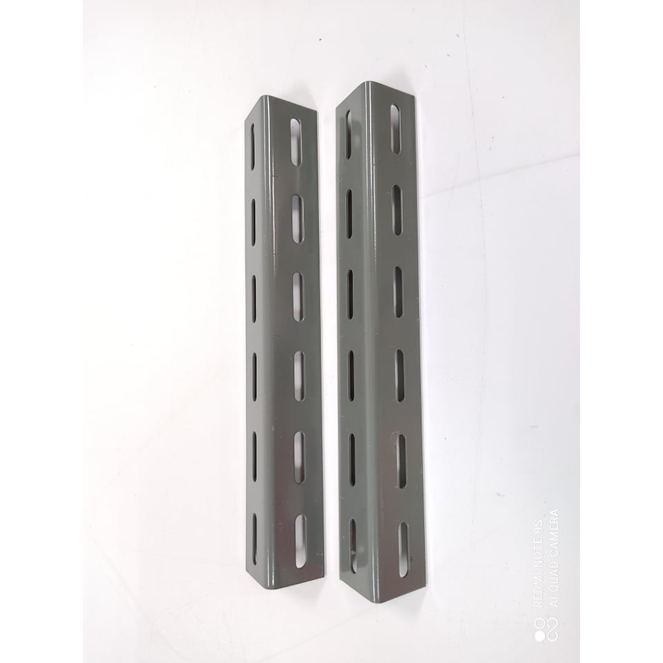 Slotted Angle Bar 1.5" x 1.5" x 2.0mm x 1Feet (Gray) - 1pc. with Free ...