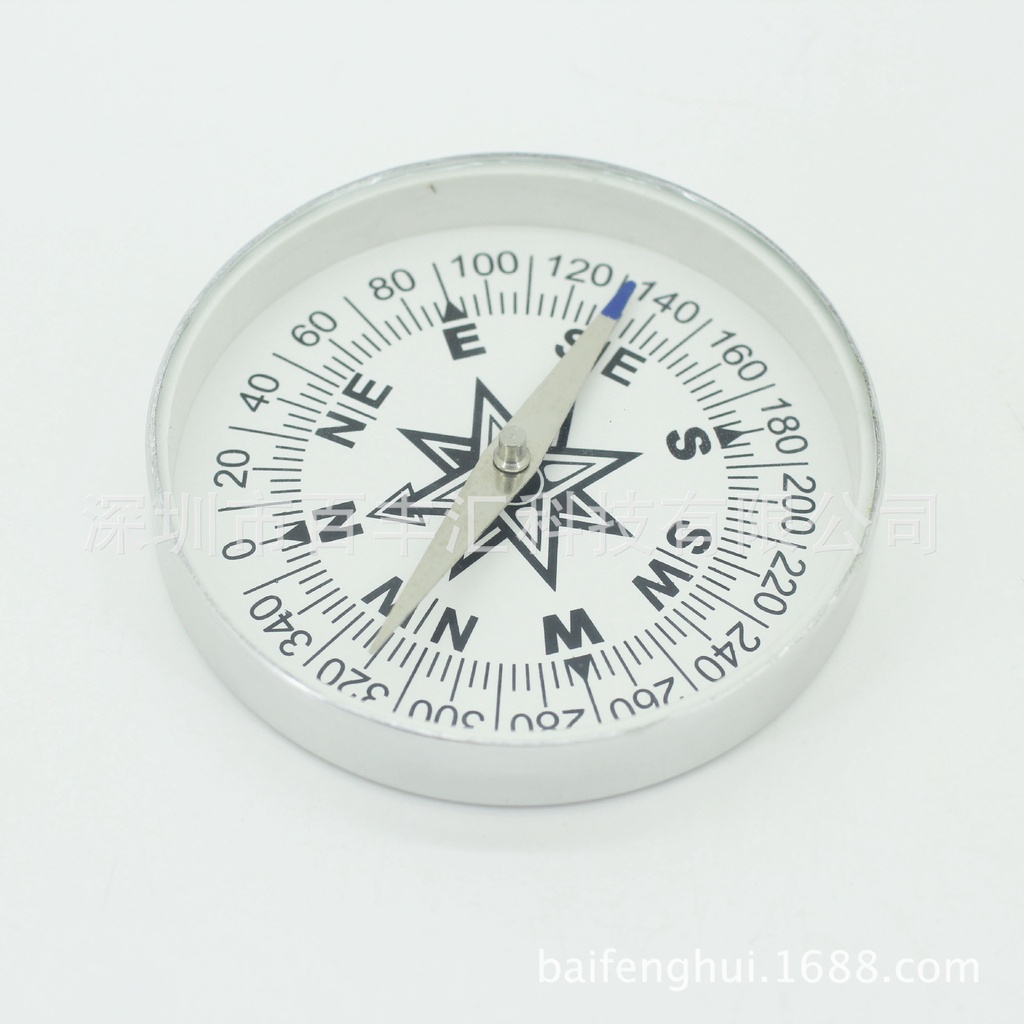 Portable compass Aluminum shell compass 75mm diameter compass with ...