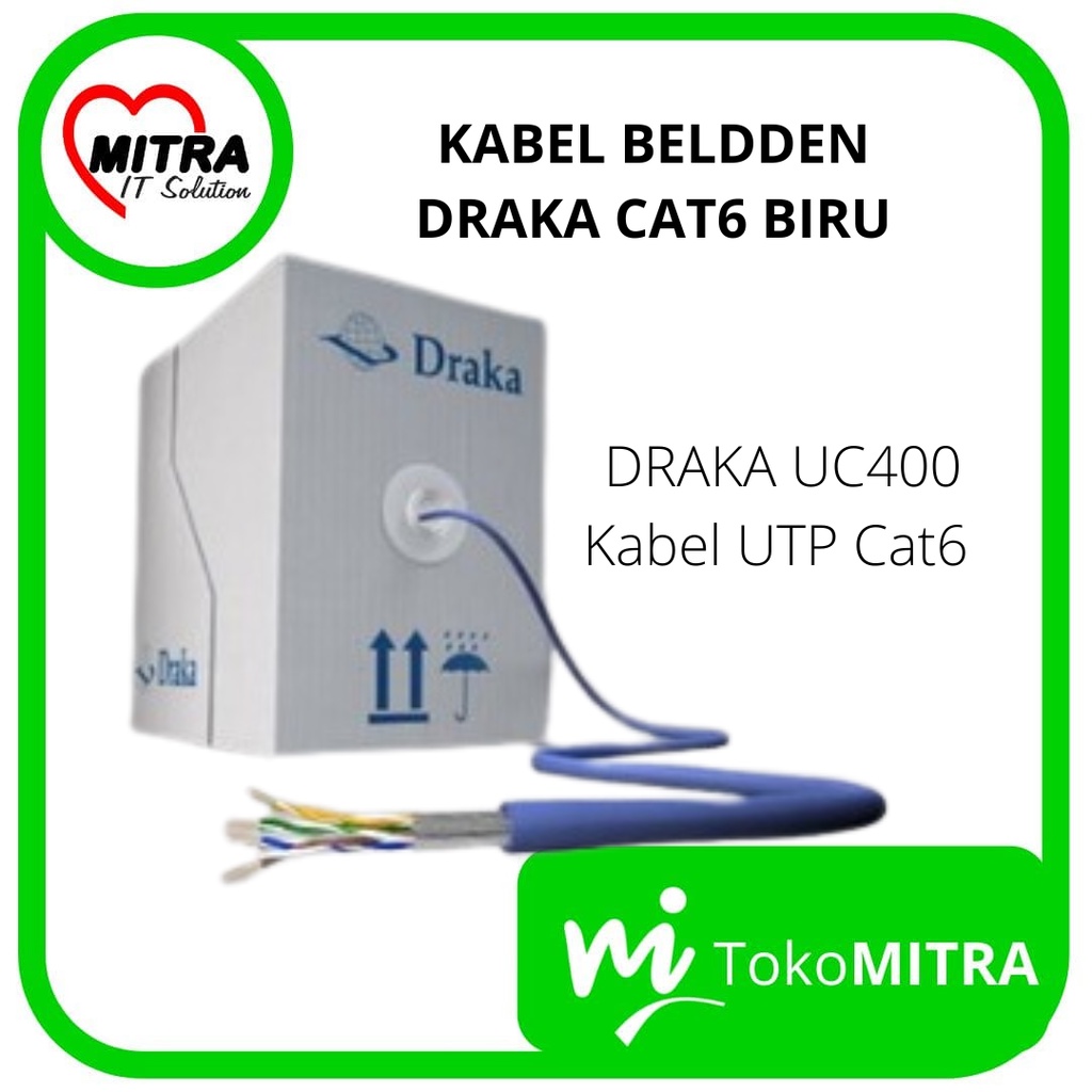 Draka CAT 6 Blue UTP LAN Cable (Metal Machine) | Shopee Philippines