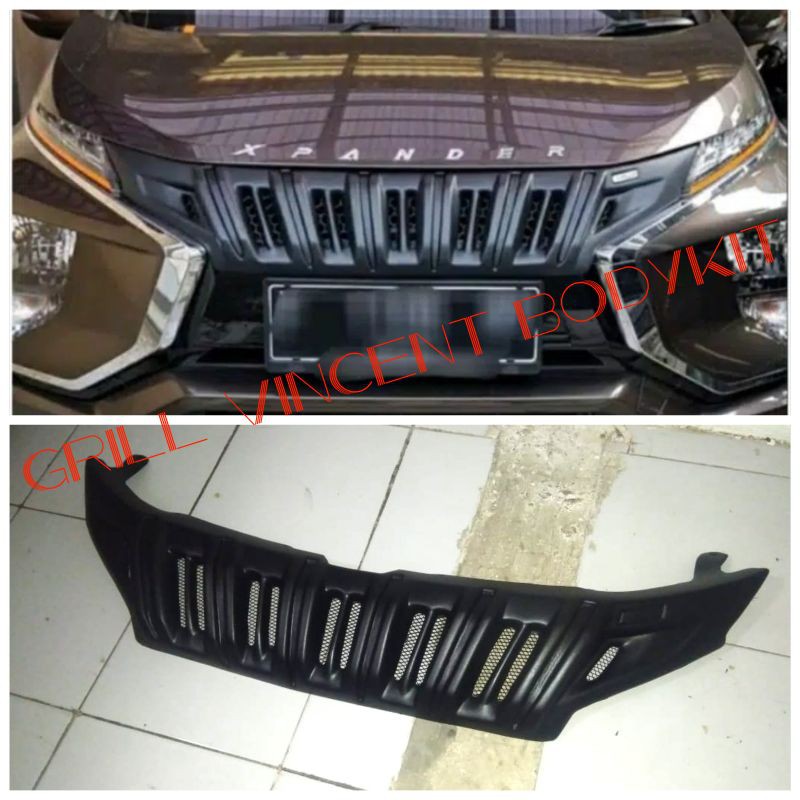 Mitsubishi Xpander Apollo Grill without list, Full matte black - X ...