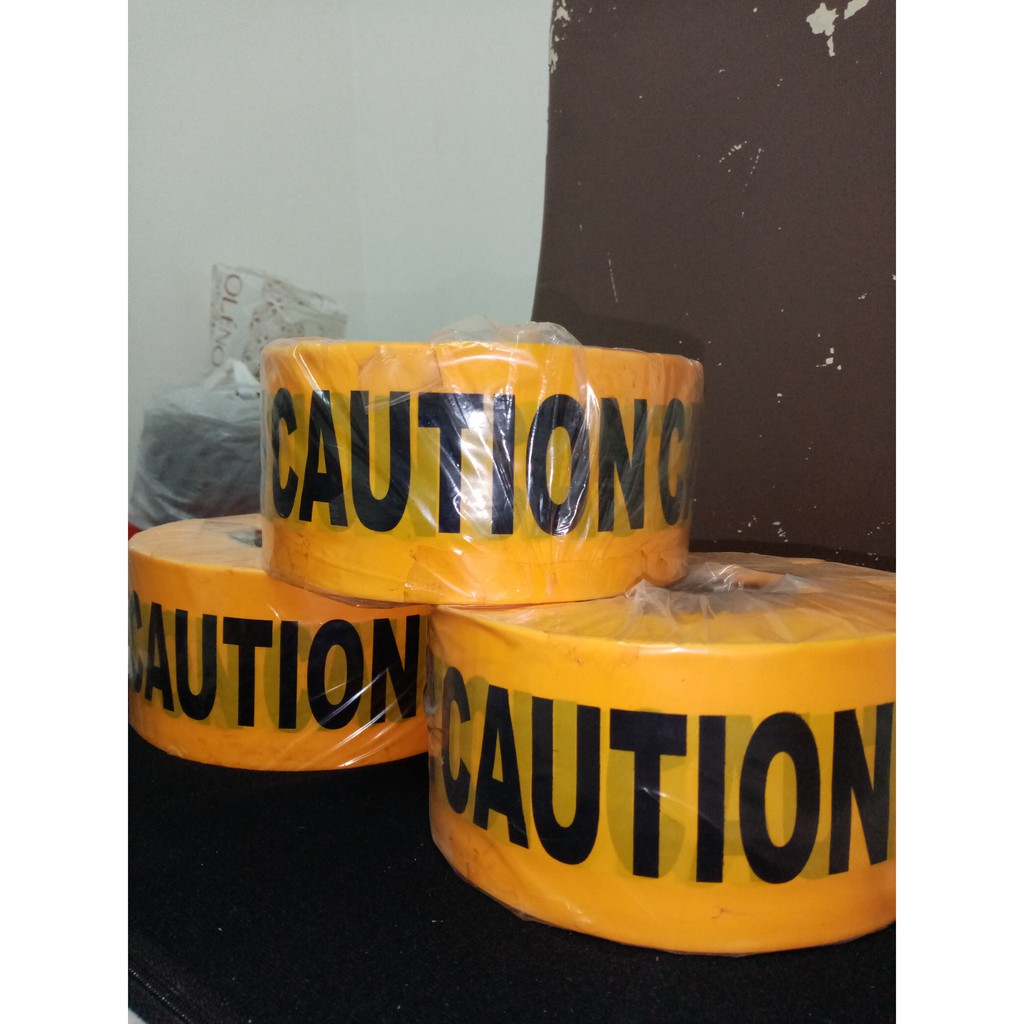 CAUTION TAPE (3" x 300m per roll) | Shopee Philippines