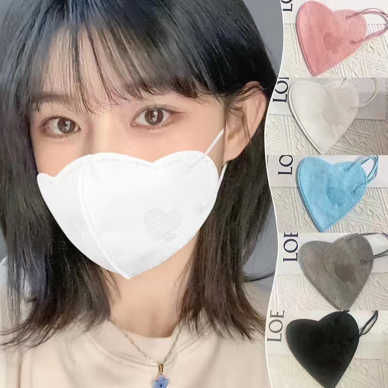 SK.3D cardioid mask heart mask 10pcs/pack face mask Korean mask 3ply ...