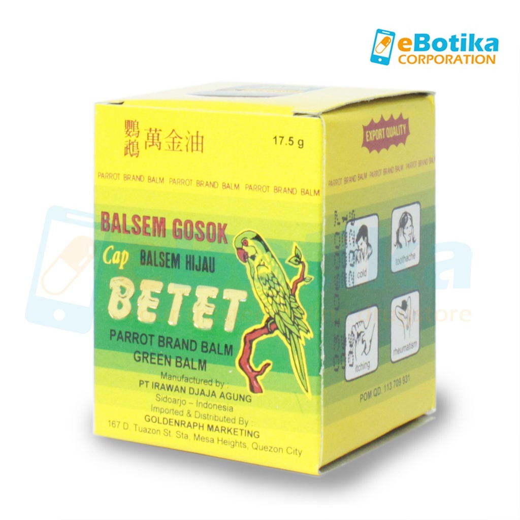 Betet Ointment 175g Green Balm (2-PCS) | Shopee Philippines
