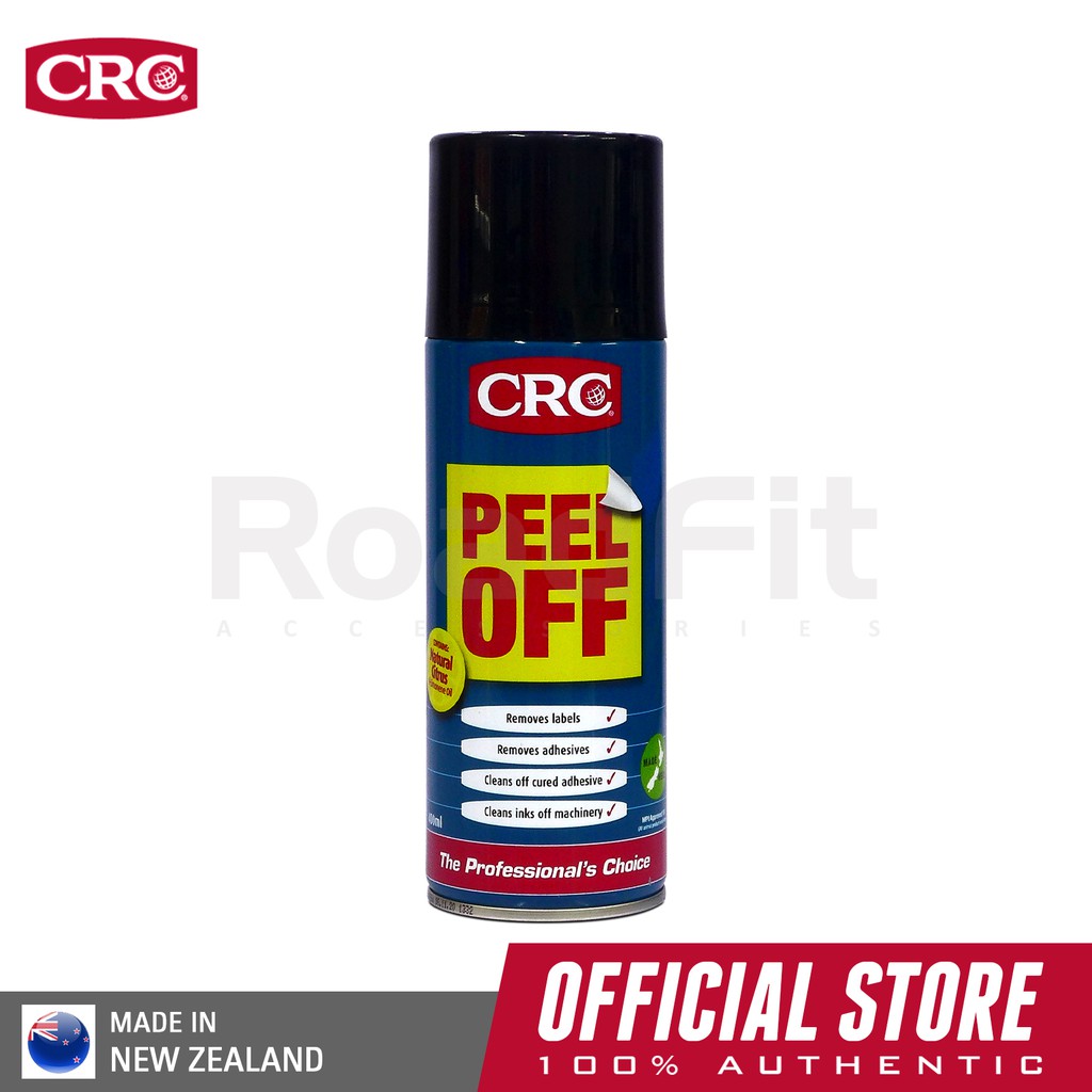 CRC Peel Off Labels And Adhesives Remover 400ml, 1 Spray Can 3352 ...