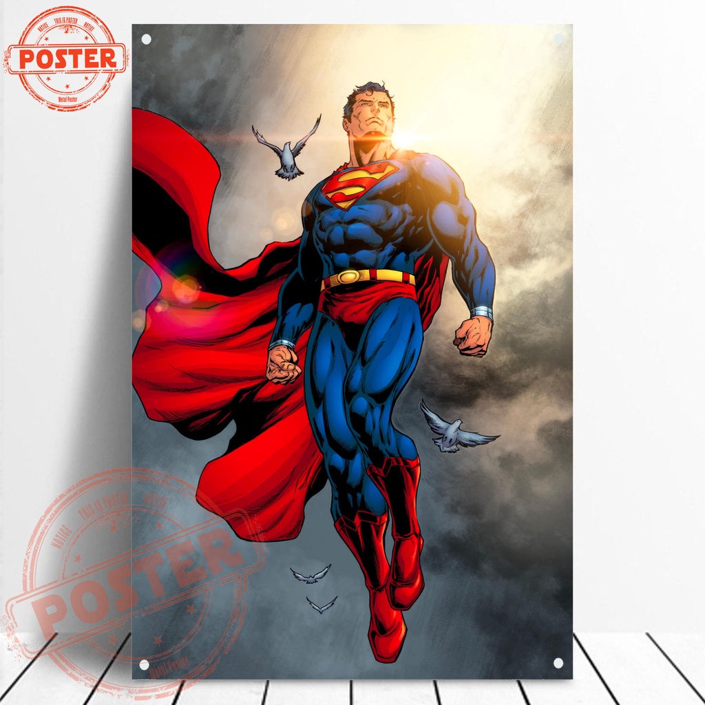 Superman Metal Poster Tv Shows Movie Game Anime Tin Sign Wall Art Decor ...