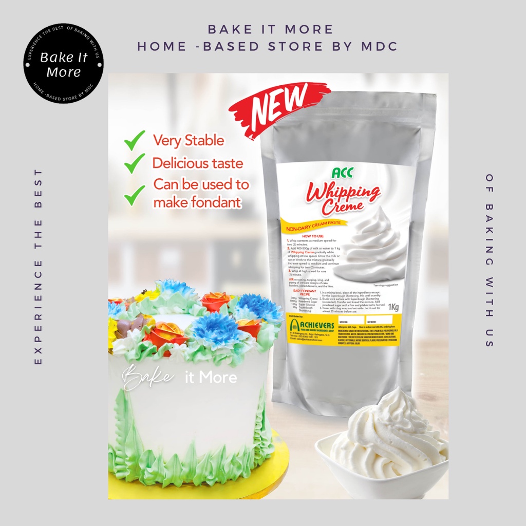 Achievers Whipping Cream 1kg | Shopee Philippines