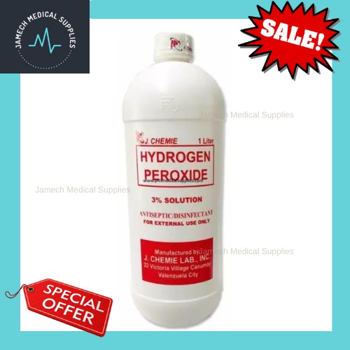 hydrogen Peroxide 1 liter - 3% Solution exp. ( 2026 ) | Shopee Philippines