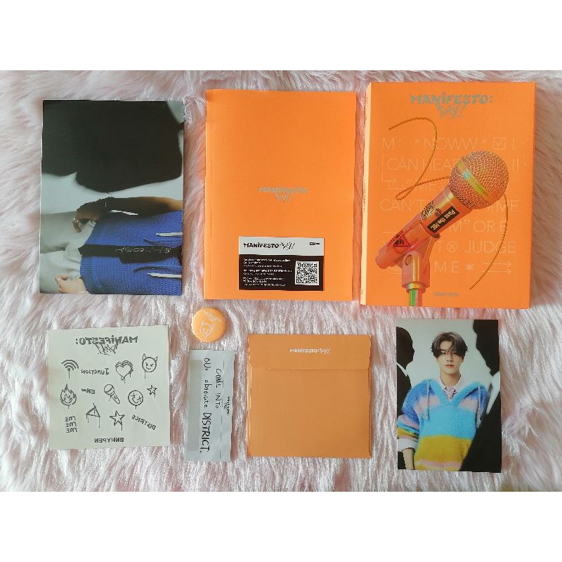 ONHAND UNSEALED OFFICIAL ENHYPEN MANIFESTO DAY ONE REGULAR, ENGENE ...