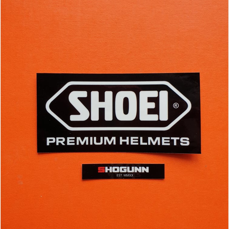 SHOEI Helmets Logo Laminated Vinyl Stickers | Shopee Philippines