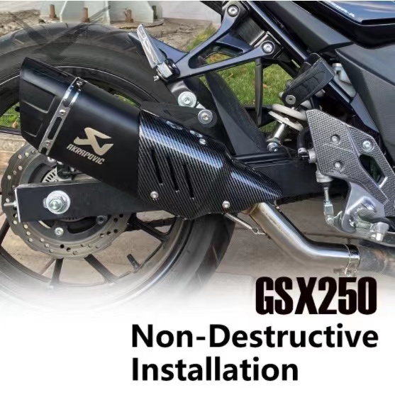 AKRAPOVIC M1 Motor Exhaust Muffler Pipe (38-51mm inlet) | Shopee ...