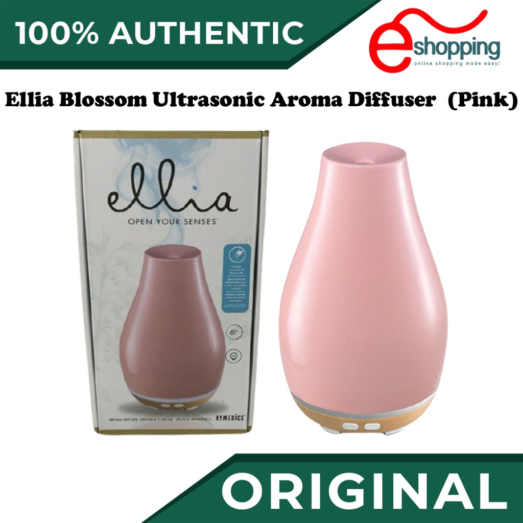 Ellia Blossom Ultrasonic Aroma Diffuser (Pink) | Shopee Philippines