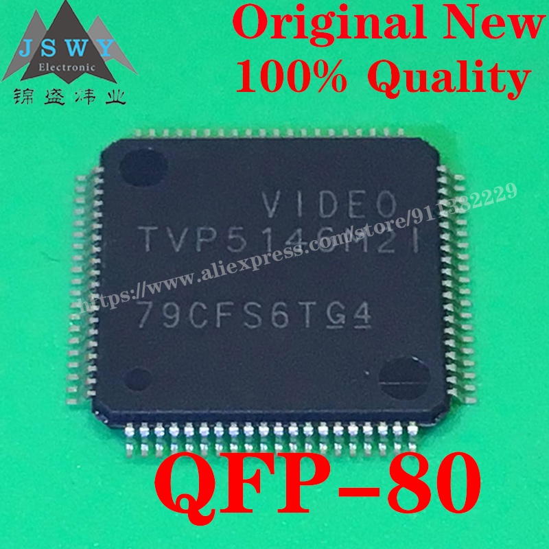 TVP5146M2PFPR QFP-80 Semiconductor Multimedia IC Video IC IC Chip with ...