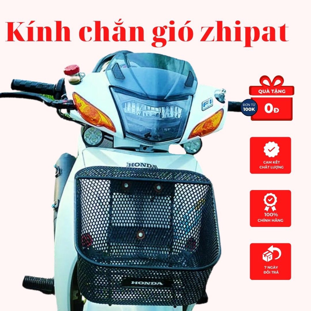 Zhipat genuine circular windshield with Wave a 50cc 100cc 110cc 2006 ...