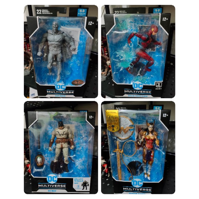 Macfarlane Platinum Superman / Flash Speed Force / Batman Last Knight ...