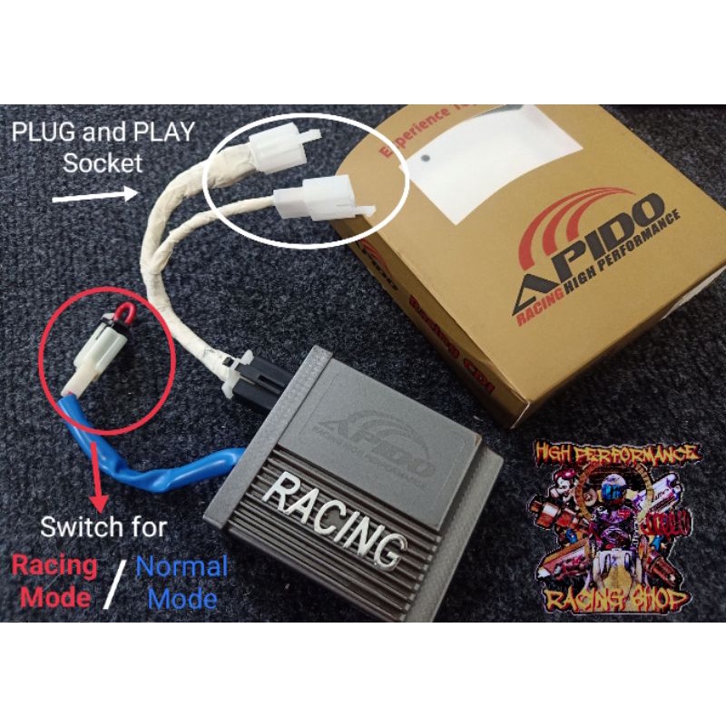 Apido Racing Cdi | z200s z200x z200i | No limit RPM Shark Cdi GPR150 ...