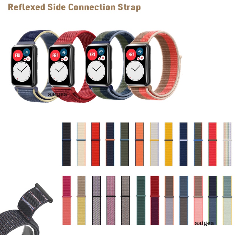 Replacement Strap Huawei Watch Fit Nylon Breathable Watch Band for ... Replacement Strap Huawei Watch Fit Nylon Breathable Watch Band for ...