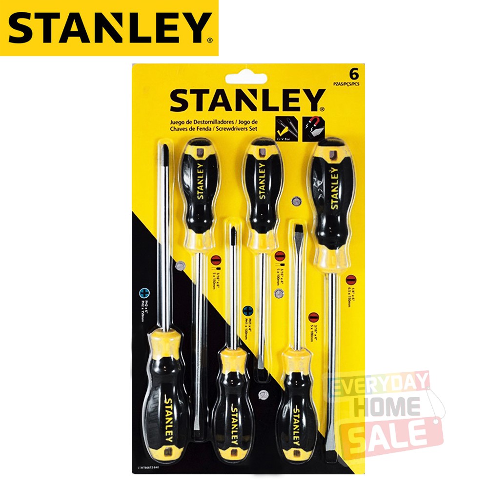 Stanley Screw Driver Set 6-pc / Screwdriver #66672 | Shopee Philippines