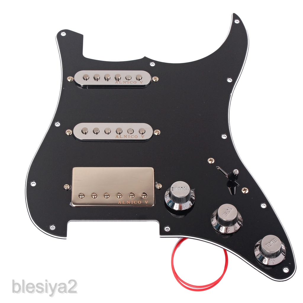 1 Set Prewired Alnico 5 Electric Guitar Scratch Plate Protector ...