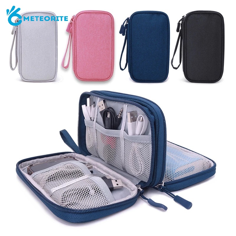 Portable Travel Digital Accessories Storage Bag/ USB Gadget Data Cable ...