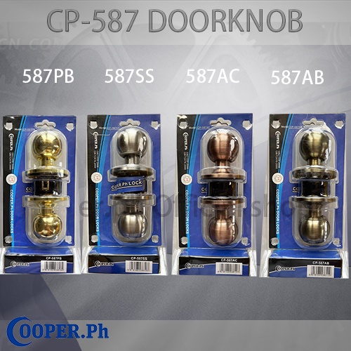 Cooper.ph door knob CP-587 gold brass silver Doorknob | Shopee Philippines