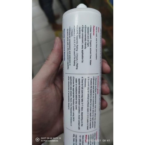 Inca Firestop Elastomeric Sealant Caulk / Fireproof / Fire Sealant ...