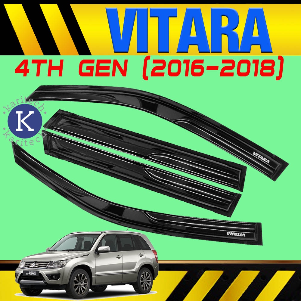 Vitara 2016 2017 2018 ( Gen 4 ) Window Visor Rain Guard | Shopee ...