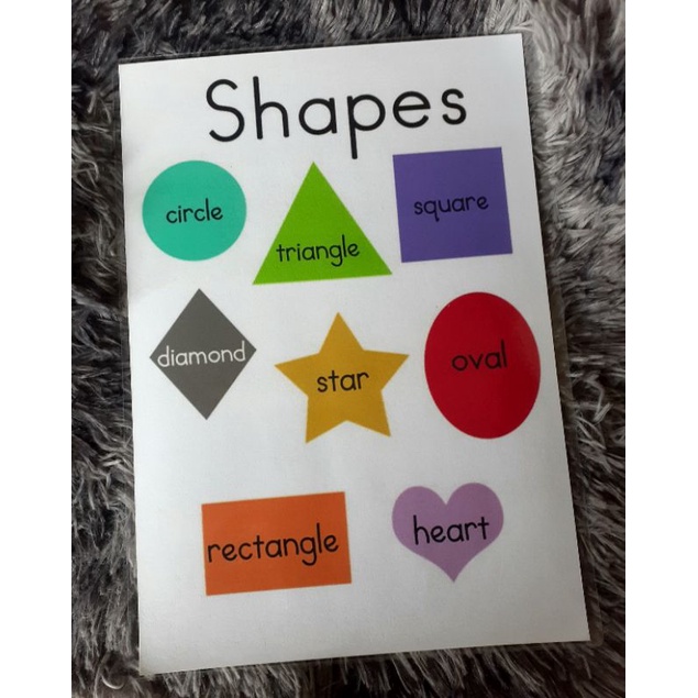 Educational a4 Size Chart | Shopee Philippines