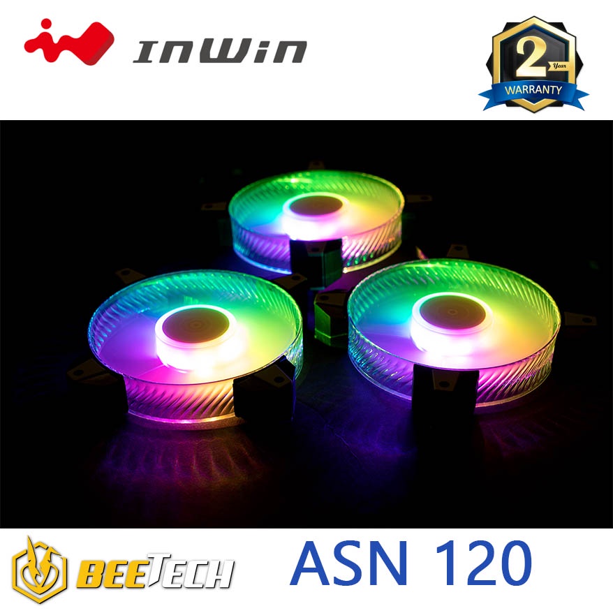 InWin Saturn ASN120 Triple Pack Addressable RGB 120mm PC Cooling Case ...