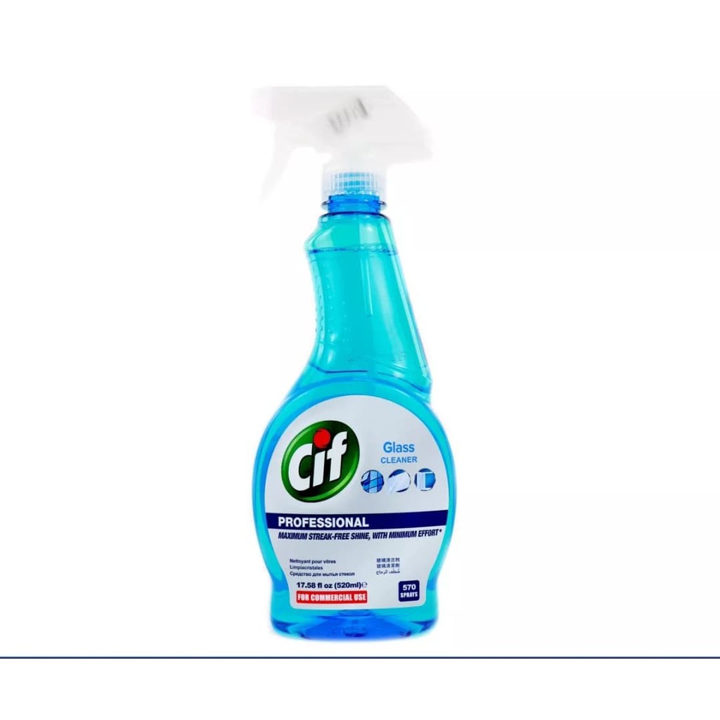 Cif Professional Glass Cleaner 520 mL | Shopee Philippines